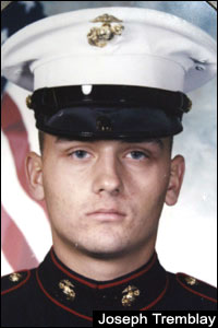 Corporal Joseph Steven Tremblay, USMC Class of 1999